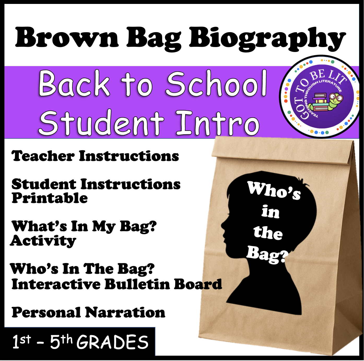 🎒 Kick Off the School Year with the Brown Bag Biography: A Unique ...