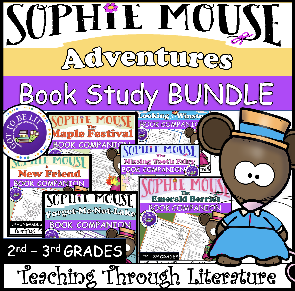 Sophie Mouse Novel Study for 2nd–3rd Grade: A Guided Reading Chapter ...