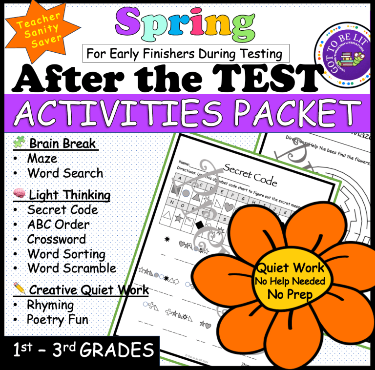 👉 Test Prep Activities Your Students Will Actually Enjoy – Got to be LIT